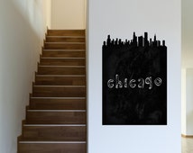 Popular items for chicago wall decal on Etsy