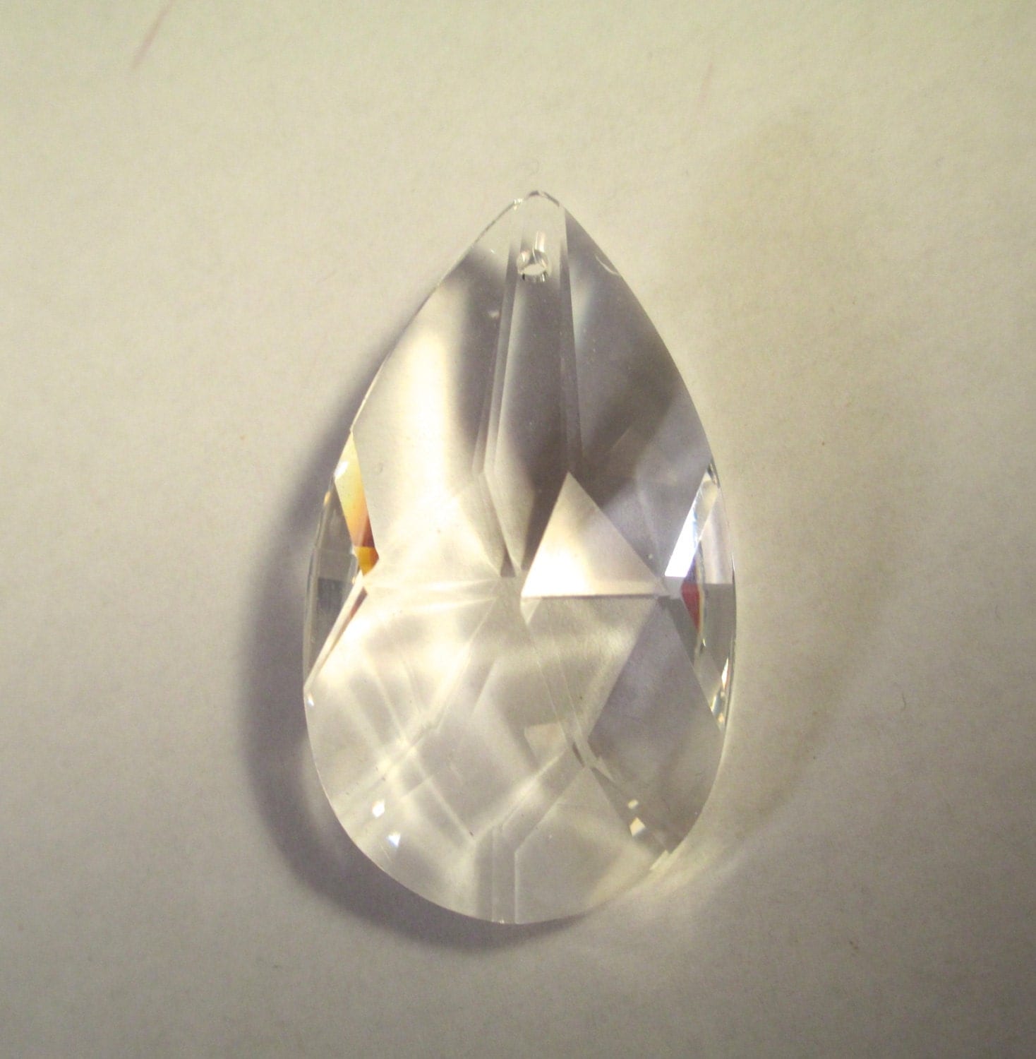 5 Crystal Chandelier Prisms Asfour FULL Lead Crystal 38mm