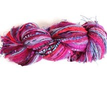Popular items for hot pink yarn on Etsy
