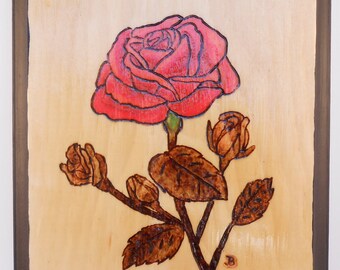 Popular items for burned flowers on Etsy