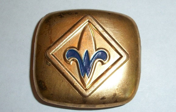 Vintage Silver Tone Boy Scouts Scarf Holder Scarf Slide