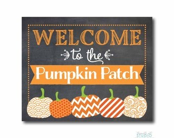 Popular items for pumpkin patch sign on Etsy