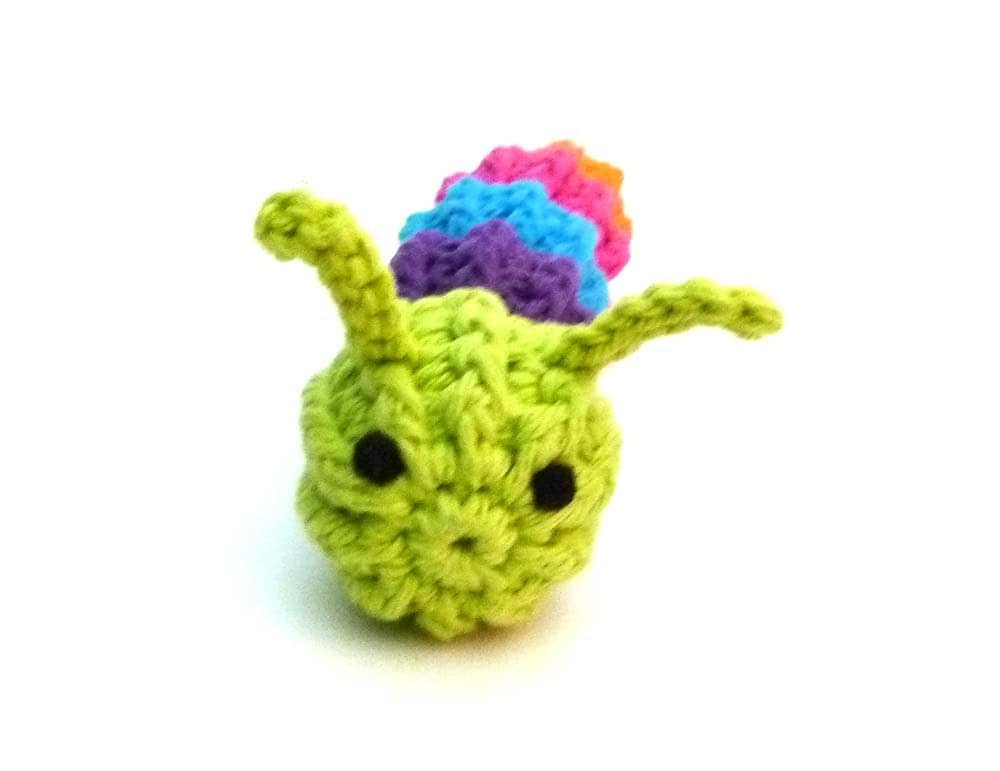 Squeaky Caterpillar Dog Toy