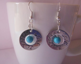 Popular items for peace earrings on Etsy