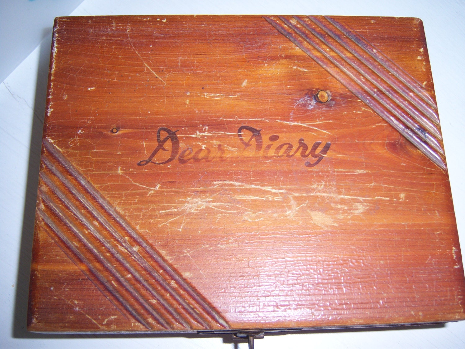 Vintage Wooden Diary Box – Haute Juice