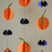 Halloween Garland/ Paper Garland / Halloween Decorations/ 3D