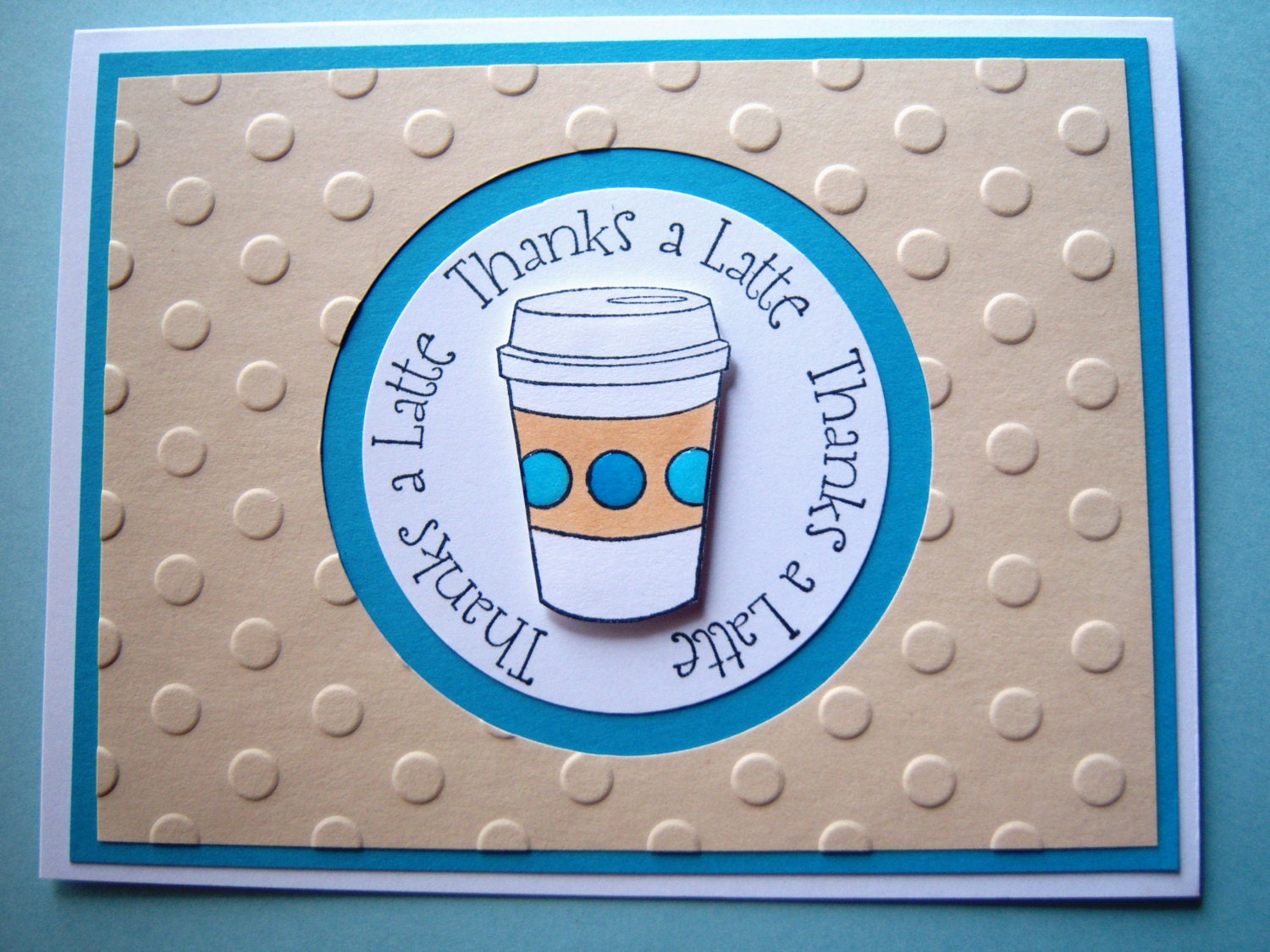Handmade Thanks a Latte Card