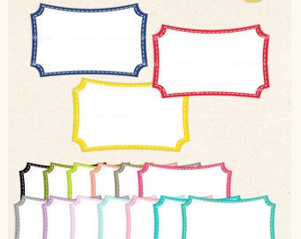 Popular items for square frame clipart on Etsy