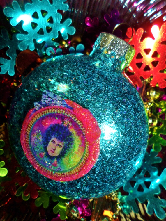 Bob Dylan Glass Glitter Resin Psychedelic By Retrolandvintage