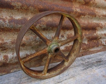 Old metal wheels | Etsy
