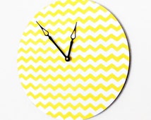 Popular items for chevron wall clock on Etsy
