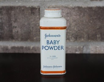 Baby powder tin | Etsy