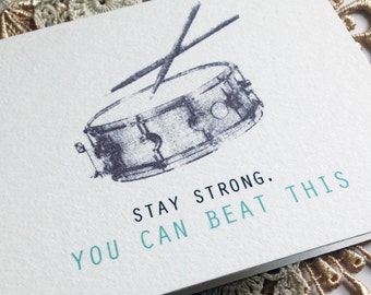 Beat cancer card | Etsy