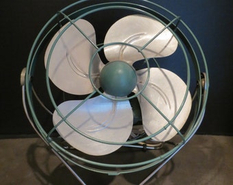 Mid century fan | Etsy