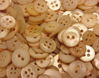 50 piece small to tiny Kelly green assorted acrylic button