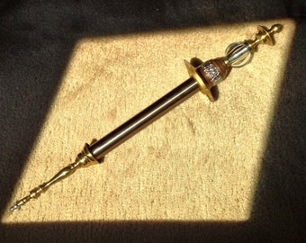 Steampunk Storage container named Haldanian Scepter... secret storage ...