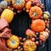 Thanksgiving Wreath Pumpkin and Acorn Wreath by DyJoDesigns