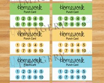 Unique printable punch card related items | Etsy