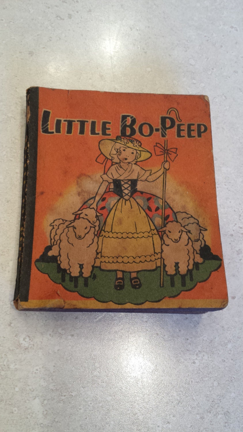 1934 Little Bo Peep and Other Mother Goose Rhymes Whitman