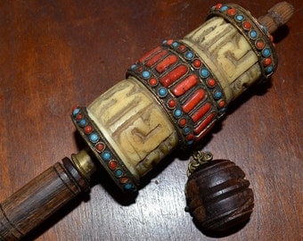 Tibetan prayer wheel | Etsy