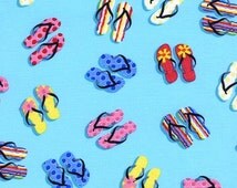 Popular items for flip flops fabric on Etsy