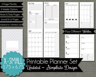 Small Business Planner Printable Set Sized X-Small