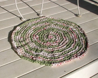 Round Crocheted Rug