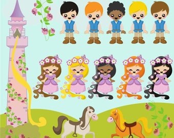 Popular items for fairy tale clipart on Etsy