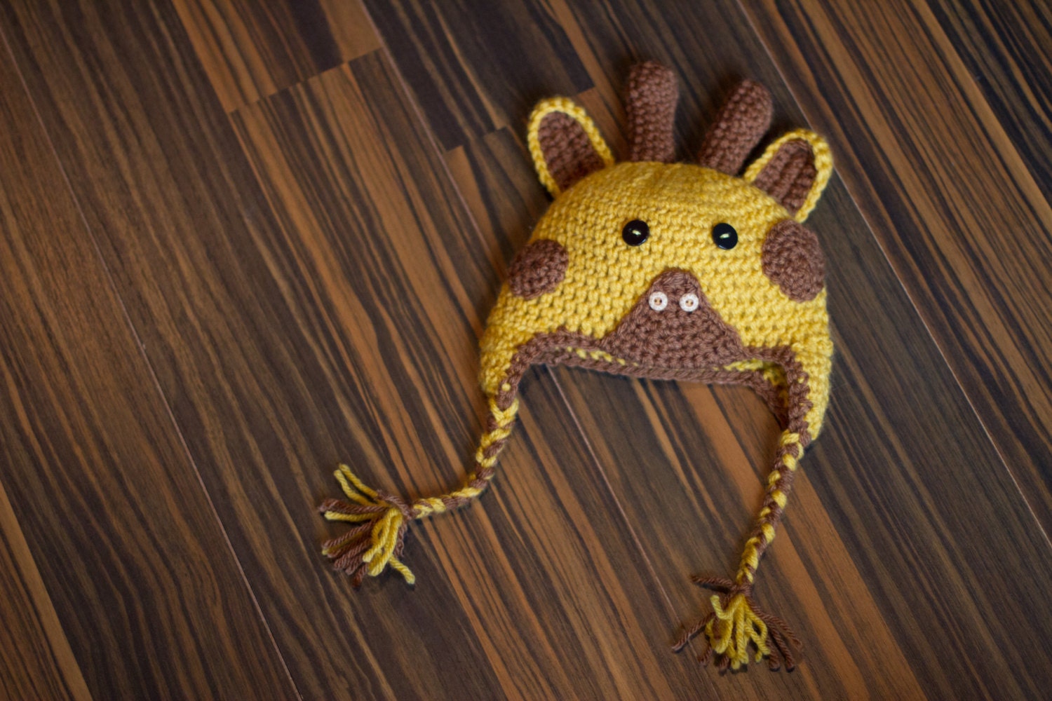 Baby Giraffe hat by SweetSugarSpiced on Etsy