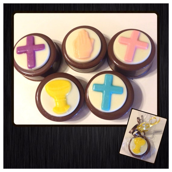 Communion Baptism Religious Chocolate covered by Sparklesbaby