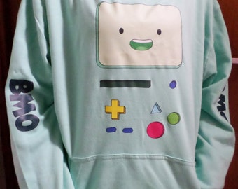 Adventure Time BMO Hoodie (men's sizes S-XXL)