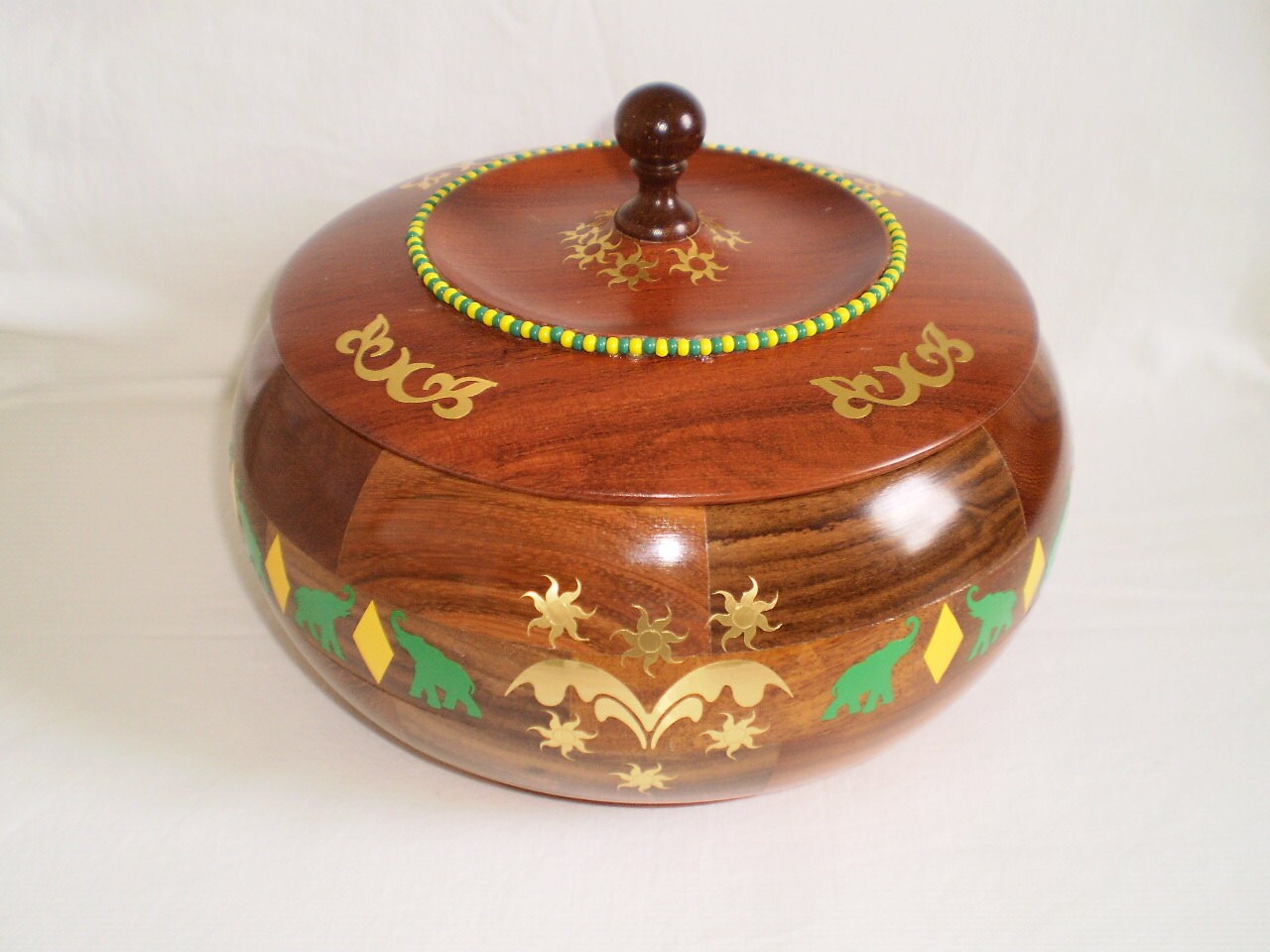 Orula Orunmila Large Wood Pot Ifa Babalawos Orishas