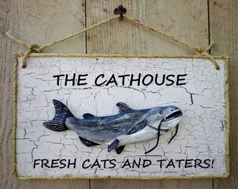Wooden catfish | Etsy