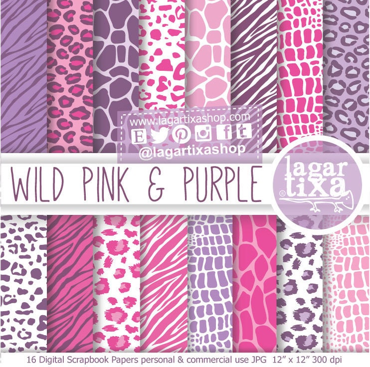 Fondos Animal Print Rosa Morado Rosa palido fuchsia lila
