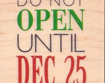 Do not open until | Etsy