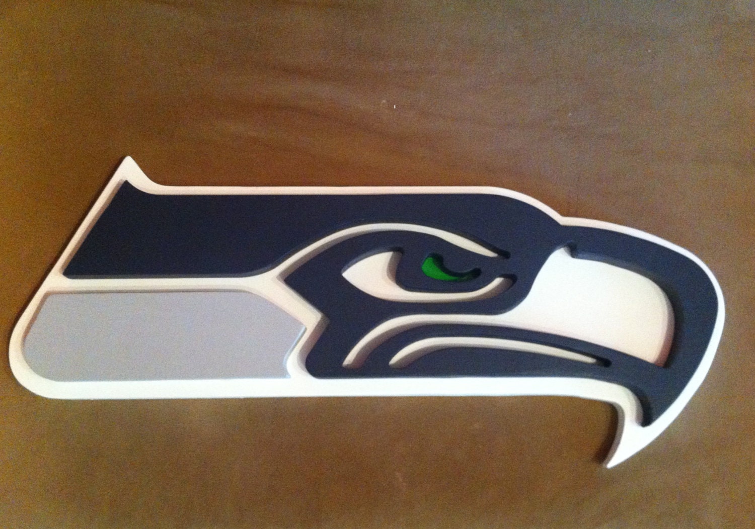 30 long seattle seahawks logo Seahawk wooden sign