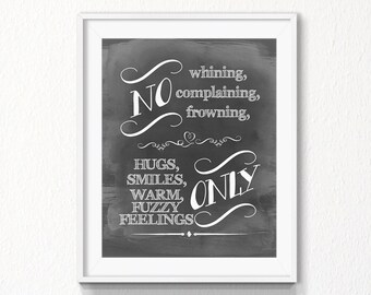 Popular items for no complaining on Etsy