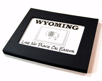 State shaped 4x6 picture frame by PineconeHome on Etsy