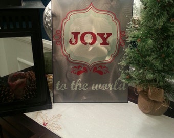 Joy metal sign | Etsy