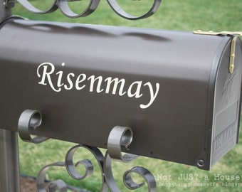 Mailbox last name | Etsy