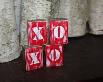Items similar to Shabby Chic LOVE Blocks on Etsy