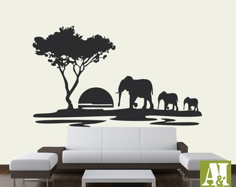 Africa wall decal | Etsy