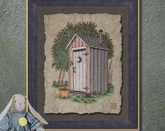 Outhouse decor | Etsy
