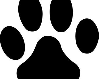 Popular items for paw print decals on Etsy