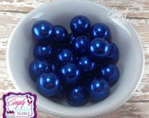 Popular items for royal blue pearls on Etsy