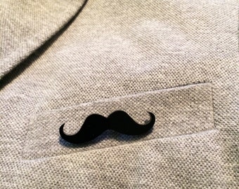 Popular items for moustache pins on Etsy
