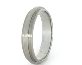 Mens titanium ring | Etsy