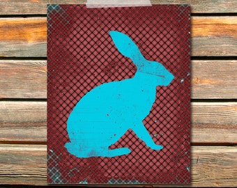 Popular items for bunny rabbit art on Etsy