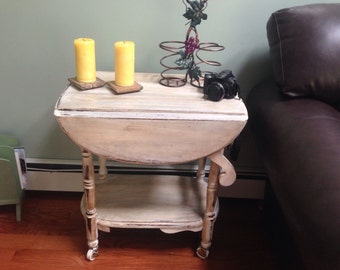 Vintage Cream Tea Cart Serving