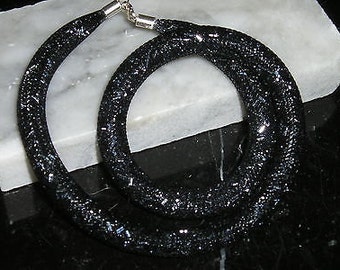 Items similar to Elegant Beaded Mesh Choker-Italian Wire Mesh-Halloween ...